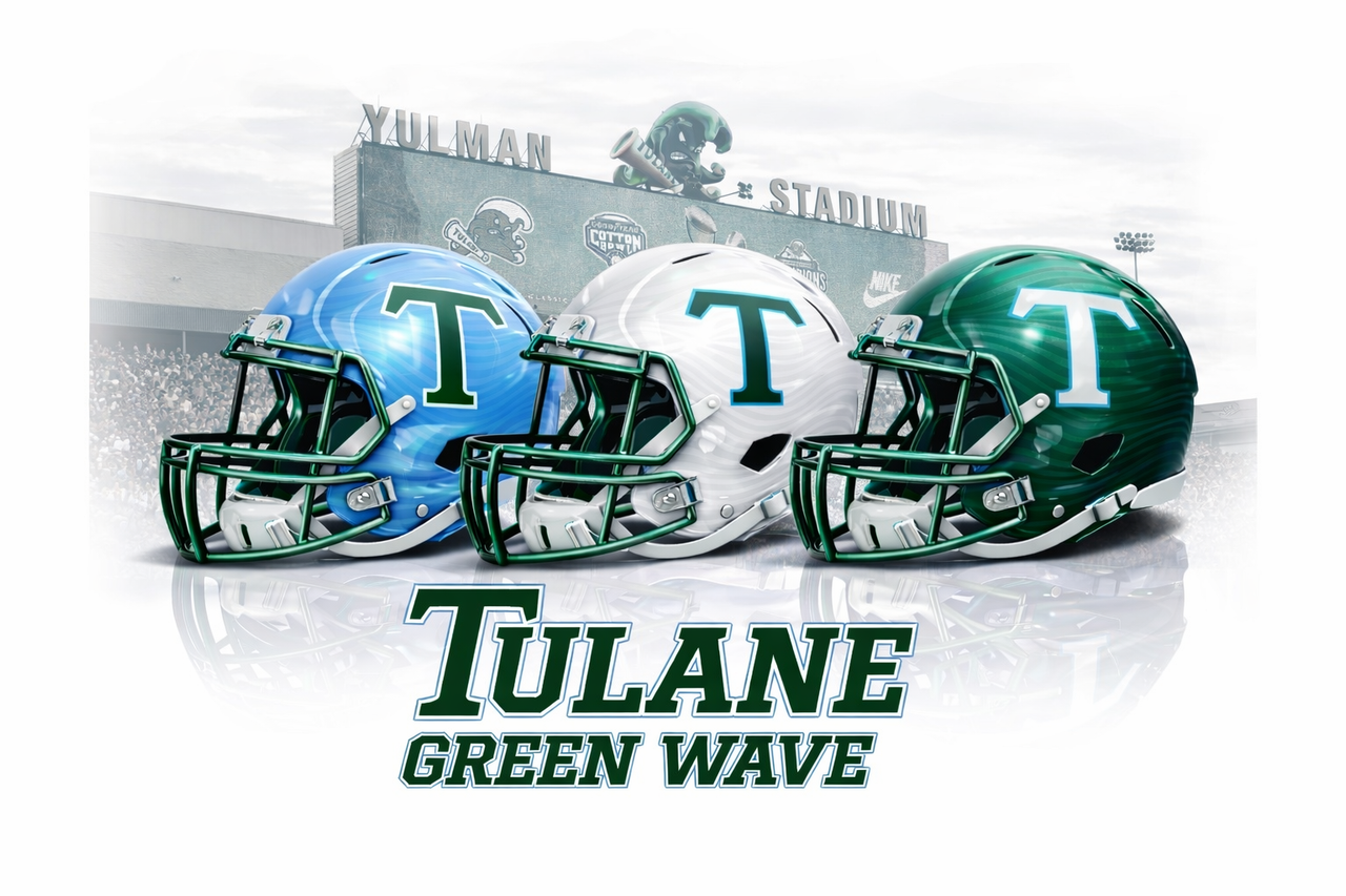 Tulane Green Wave Helmet Set Concept - Concepts - Chris Creamer's ...