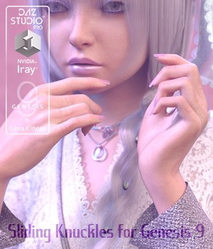 (LOTS OF POINTS) For Sliding Knuckles For Genesis 9 - Free Daz 3D Models