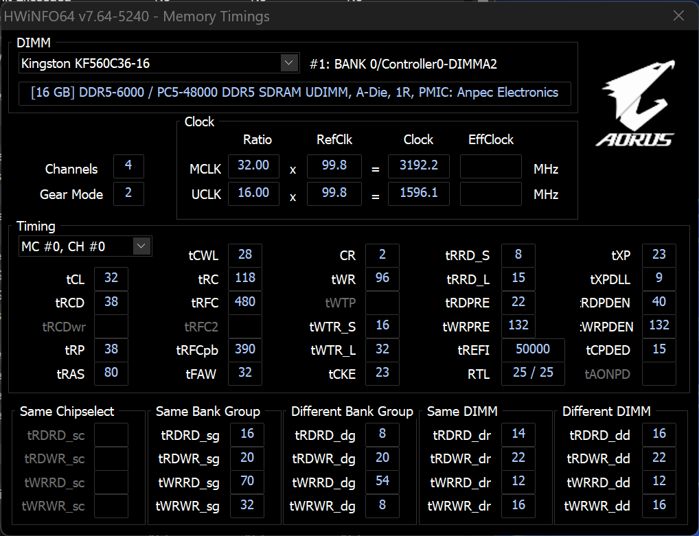 Lazy DDR5 overclock : r/overclocking