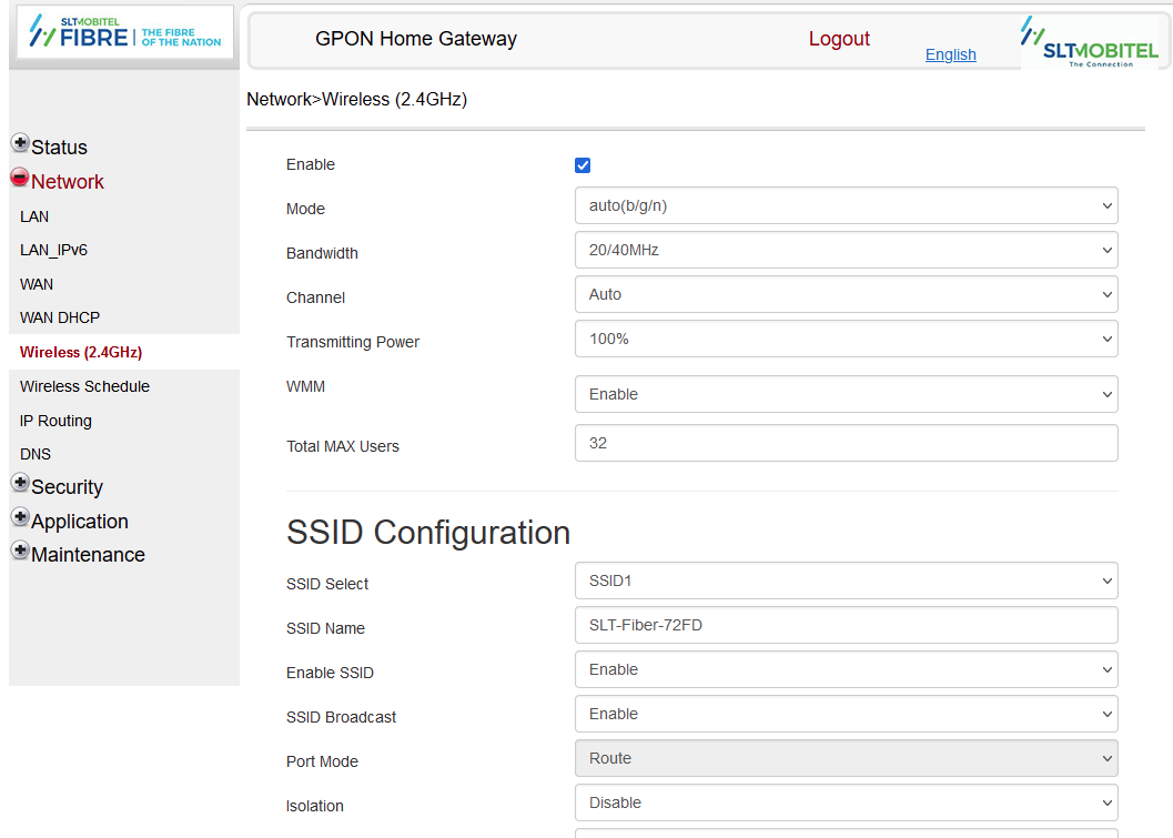 SLT Fiber router help (Nokia G-240W-F) | ElaKiri