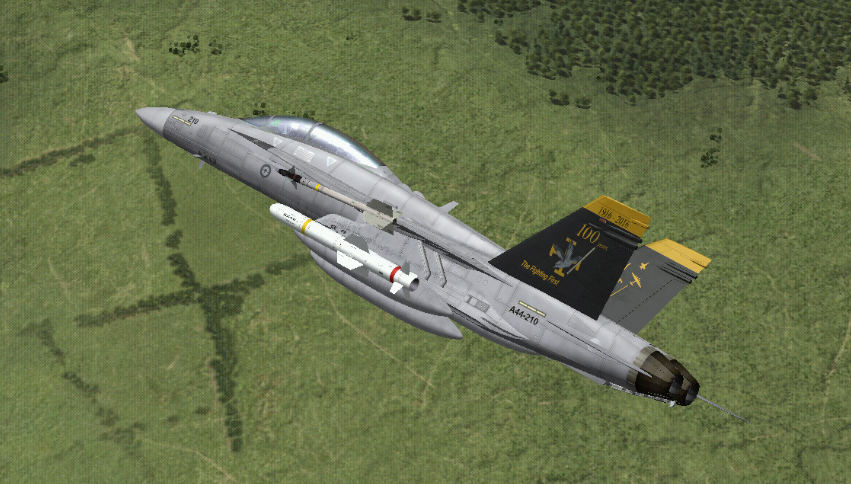 RAAF 100 Years FA-18F 1 Squadron