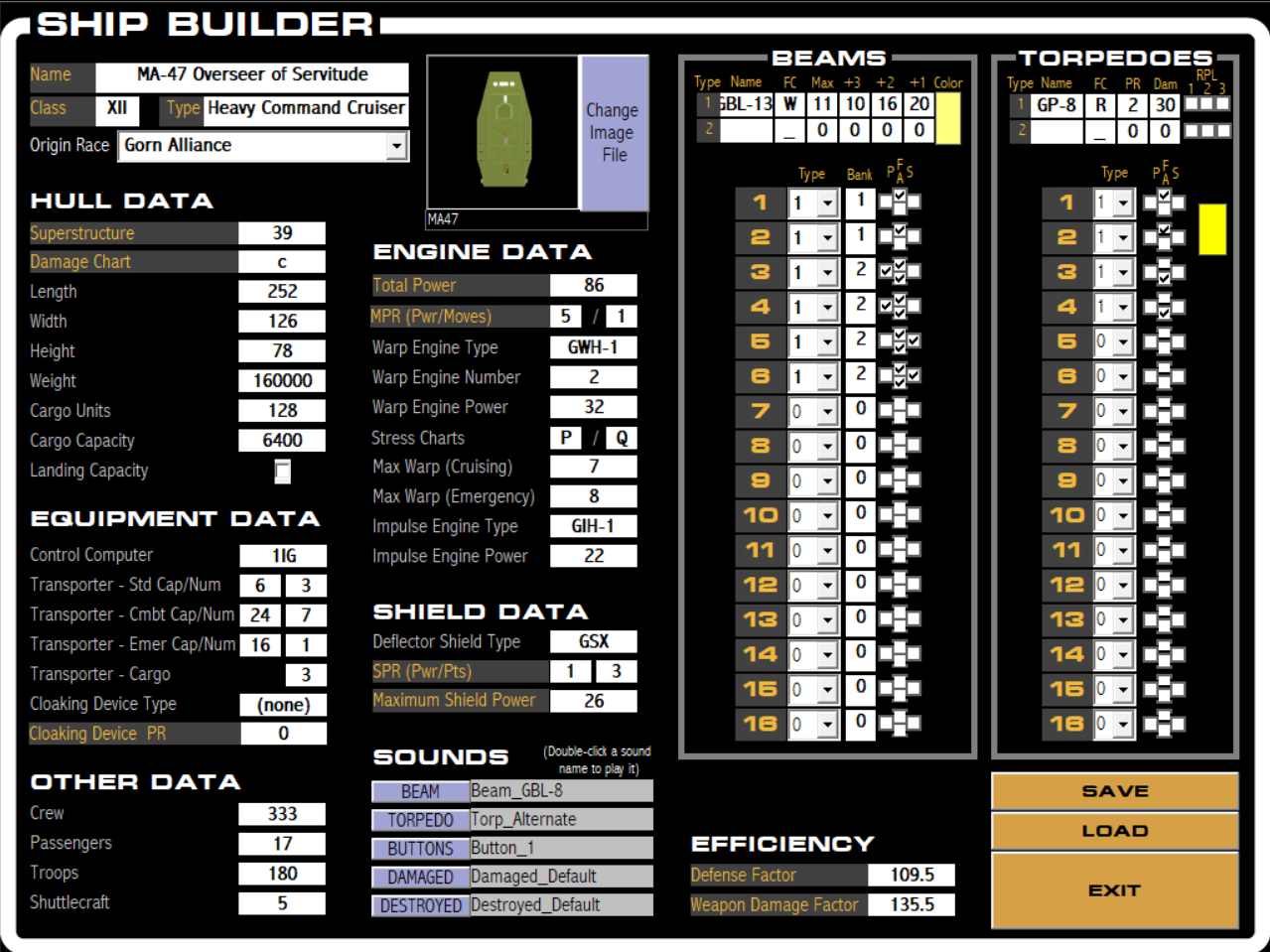 Gorn MA 47 Overseer of Servitude Class Heavy Command Cruiser — Postimages