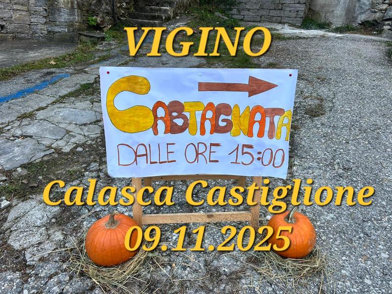 Calasca Castiglione: Castagnata a Vigino