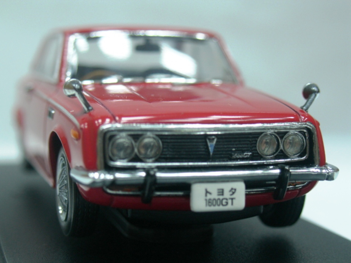 WOW EXTREMELY RARE Toyota Corona RT55 1600GT RHD 1967 Red 1:43 Ebbro ...