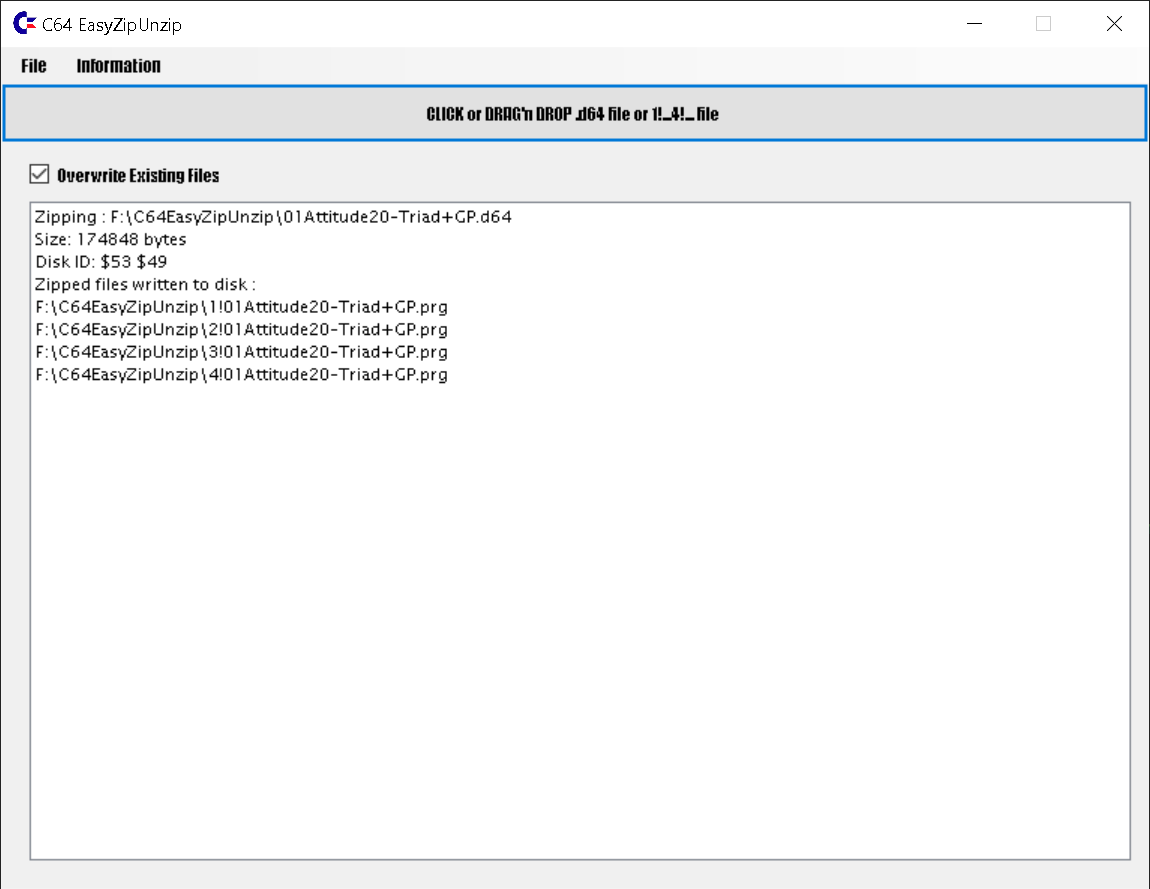 C64 Easy Zip Unzip — Postimages