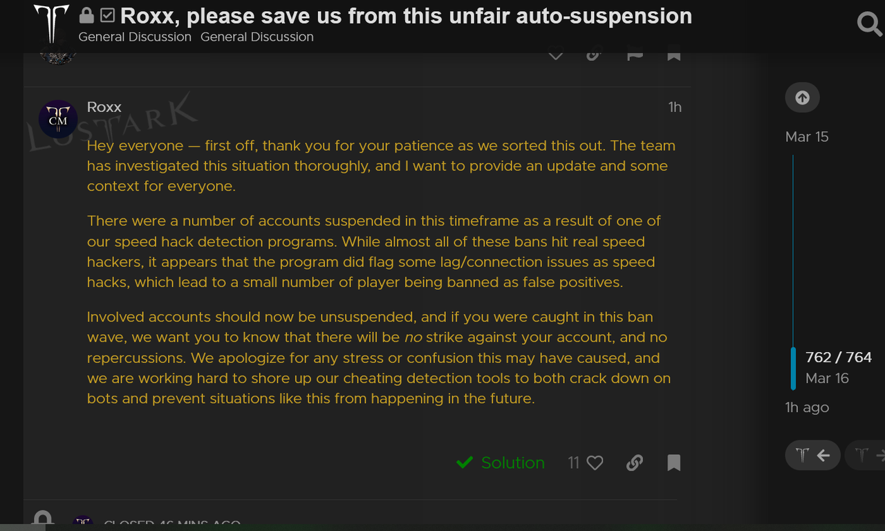 AGS Lost Ark giving out permanent bans for Commerce Lock to innocent ...