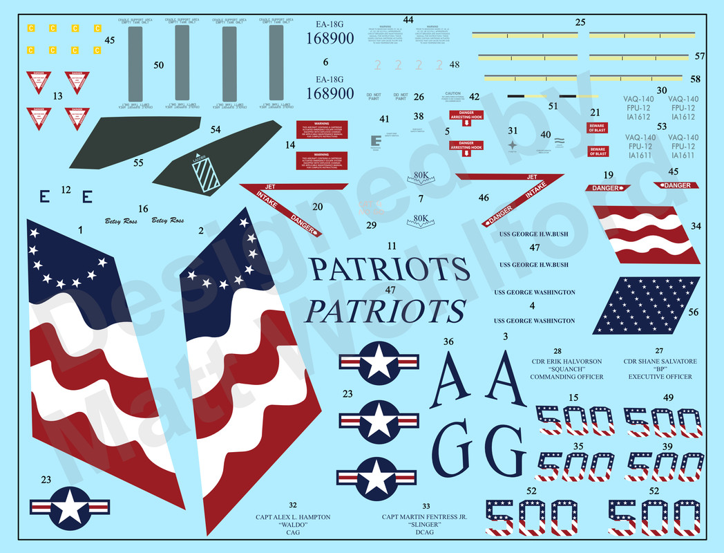 1/32 E/A-18G Growler decals from Dash Two Decals available - LSP ...