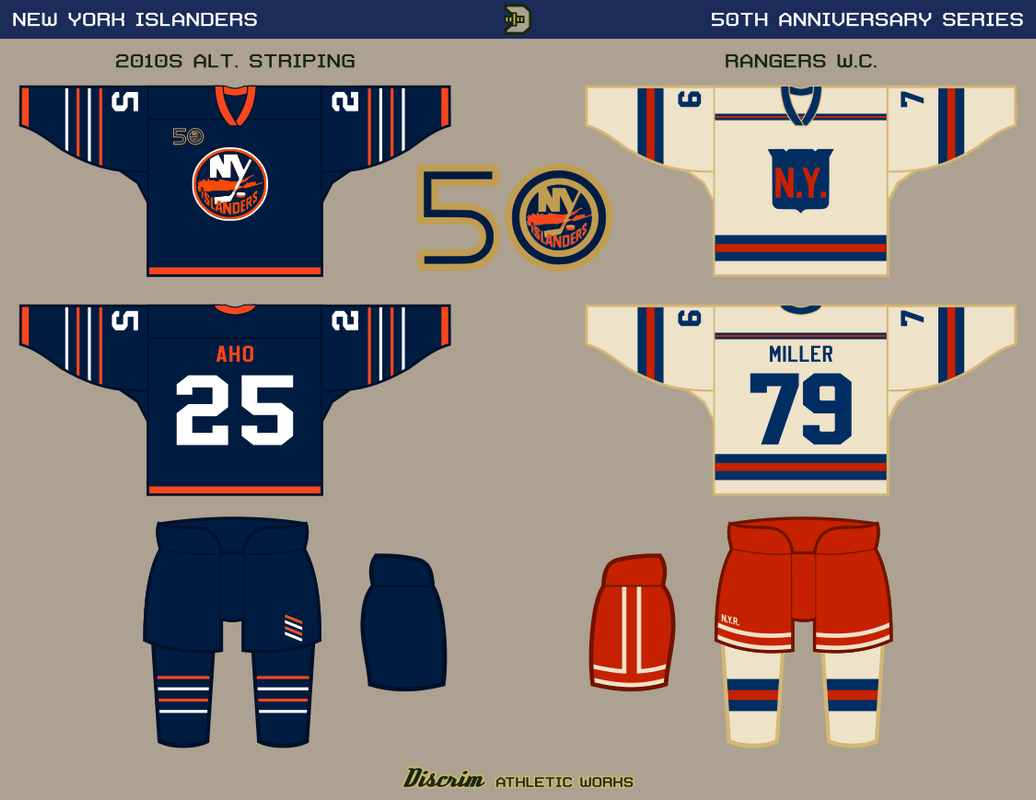 Islanders 50th Anniversary Series - Concepts - Chris Creamer's Sports ...