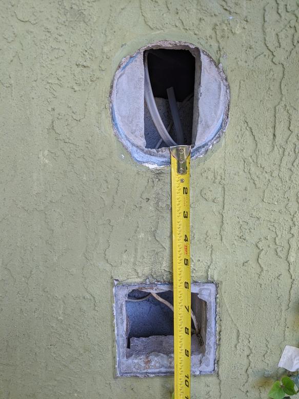 Is it possible to put in a conduit between two boxes embedded in ...