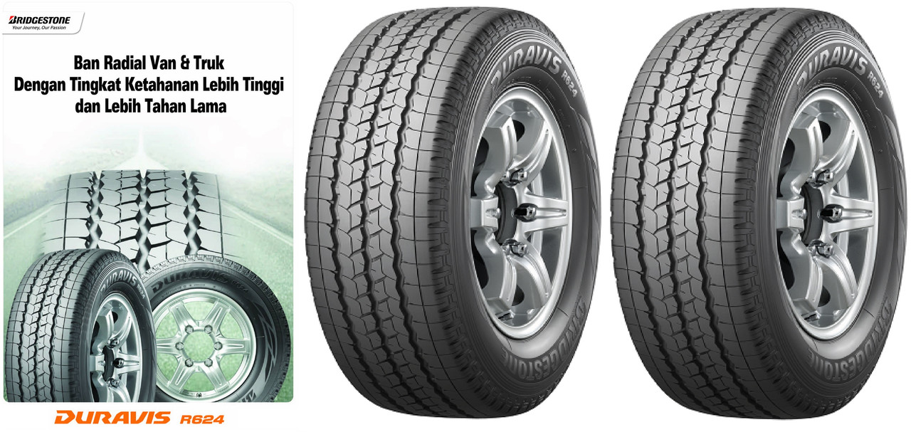 Jual Bridgestone Duravis R624 165 R13 94R SP Ban Mobil di Seller Warna ...