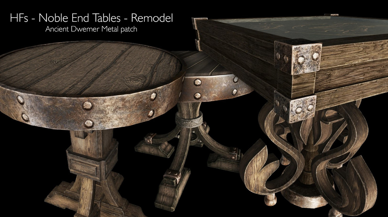 HFs - Noble End Tables - Remodel at Skyrim Special Edition Nexus - Mods ...
