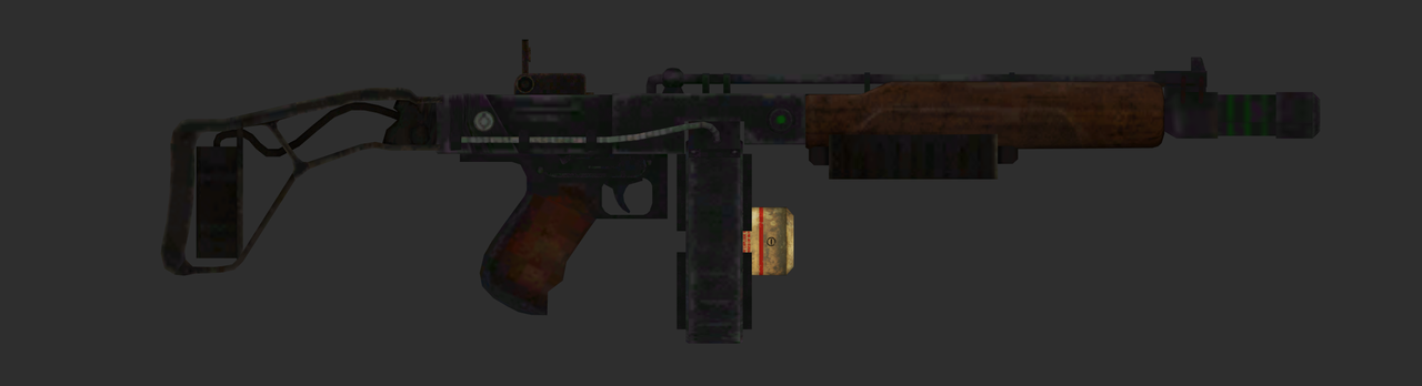 9mm Submachine Gun Retextured At Fallout New Vegas Mods