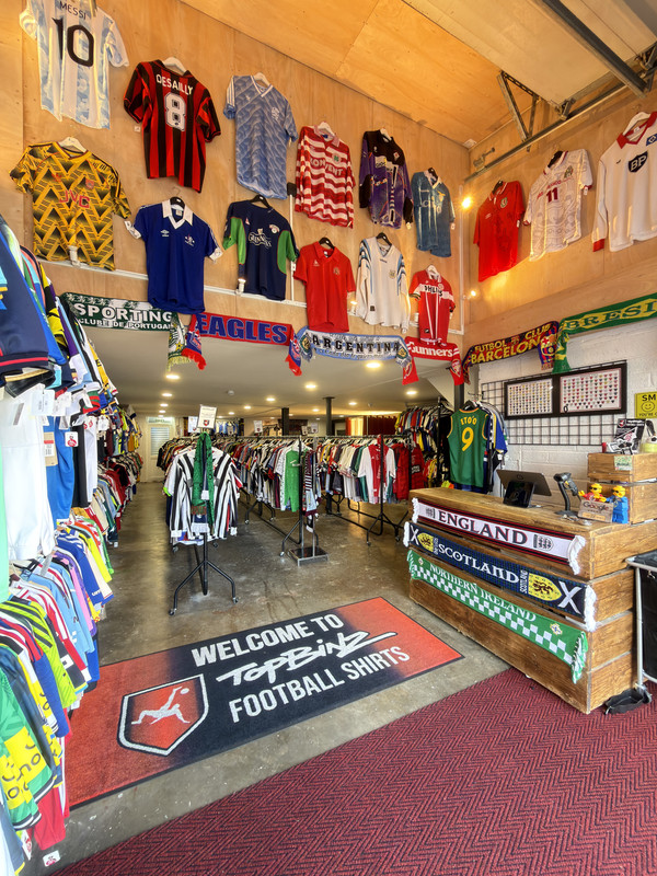 TopBinz Football Shirts Authentic Vintage & Classic Kits from Around ...
