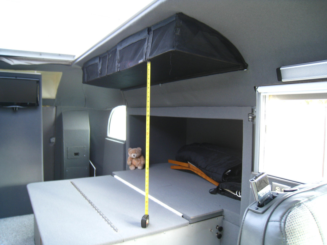 Rear deck and overhead bin design | Skoolie Forum