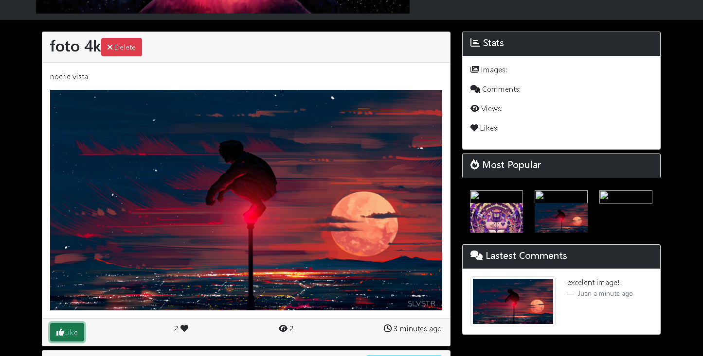 social network post — Postimages
