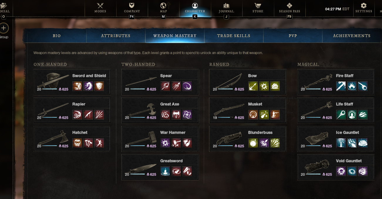 weapon mastery — Postimages