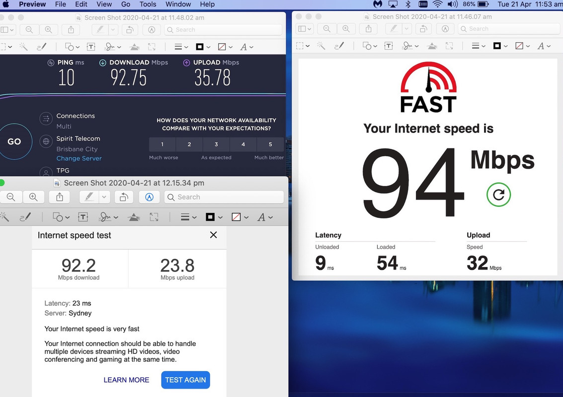 TPG appear to be fudging Speed Test results - TPG