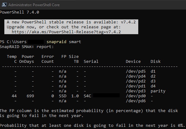 What's even the point of parity if you get Unrecoverable files? : r/Snapraid