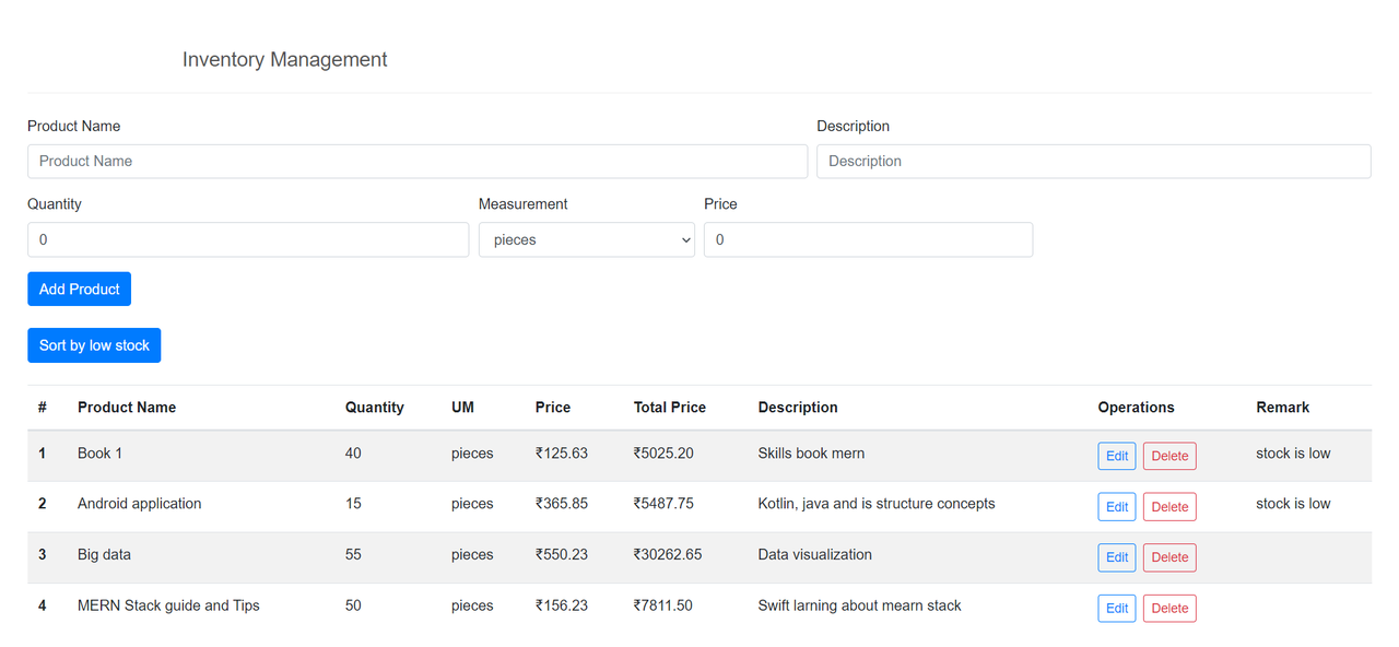 Github Vamsee9 Inventory Inventory Managment System