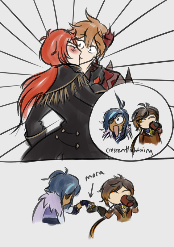 [COMIC] Diluc likes Childe - creslightning - 原神 | Genshin Impact (Video ...