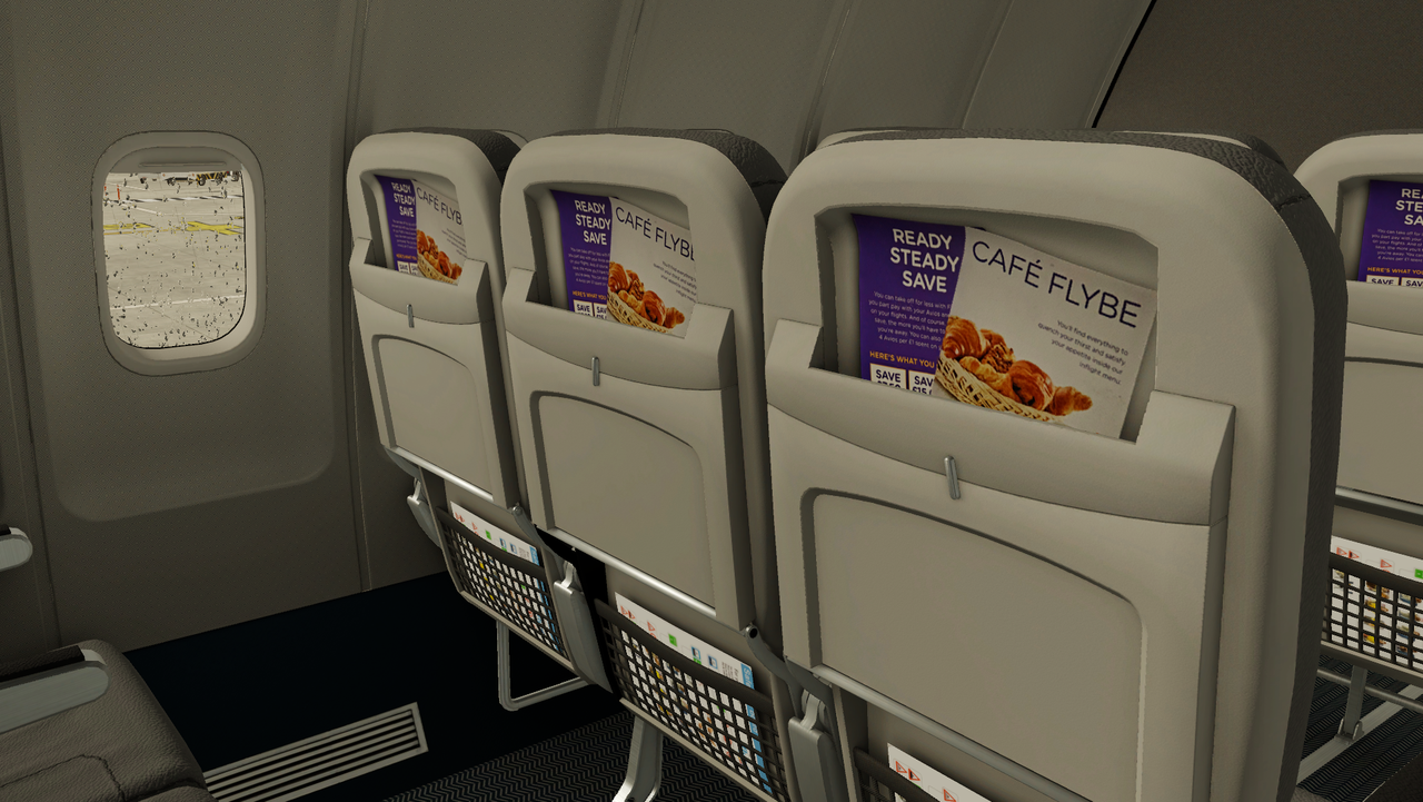 IXEG FlyBe 737-300 G-STRI Modern Logo's XP12 V1 - Aircraft Skins ...