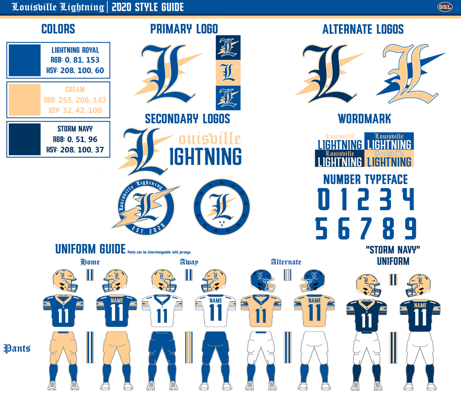 GSL - Louisville Lightning - Concepts - Chris Creamer's Sports Logos ...