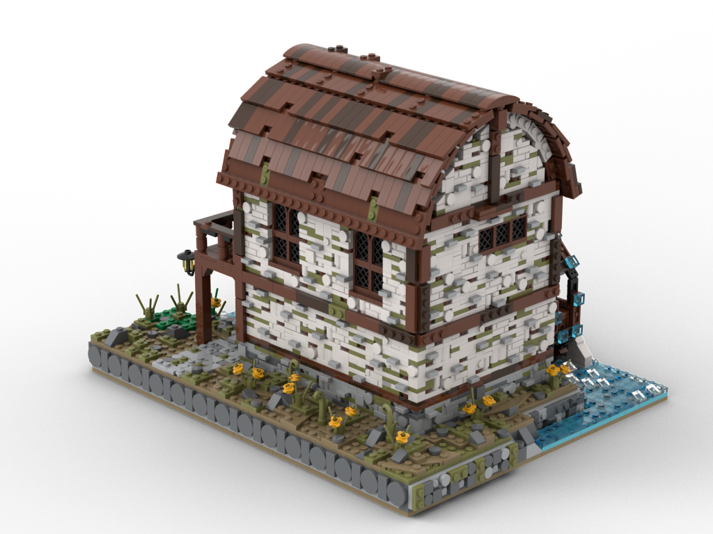 LEGO MOC Medieval watermill by legoprofi | Rebrickable - Build with LEGO