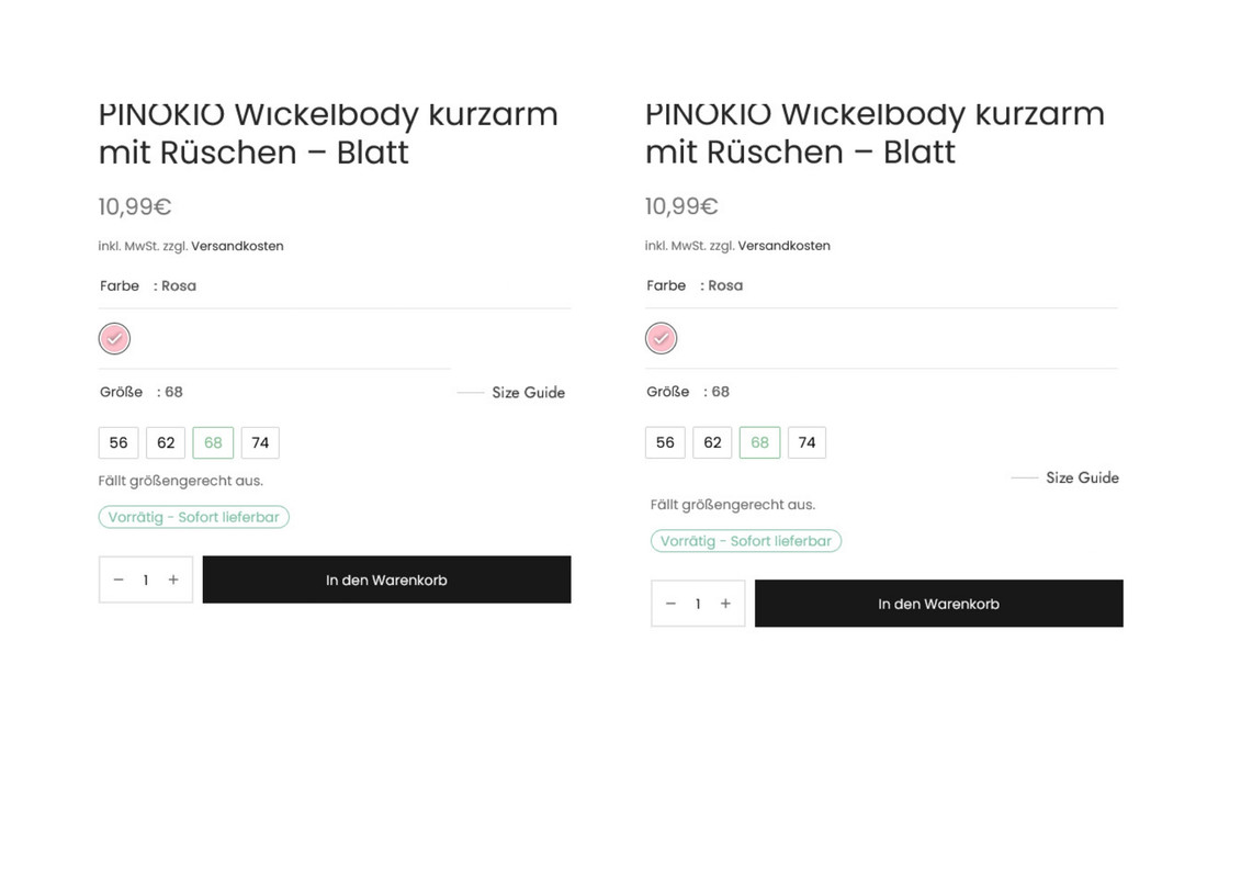 size guide — Postimages