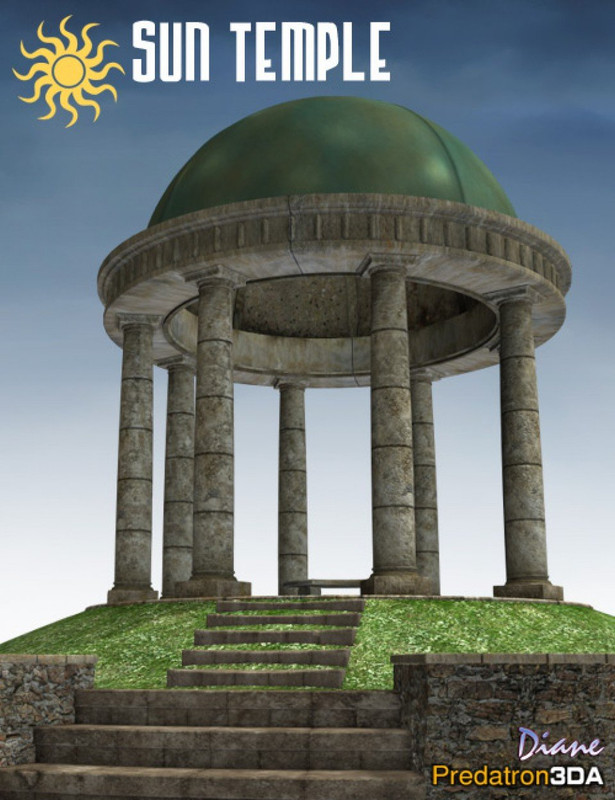 Sun Temple 2025 - Free Daz 3D Models