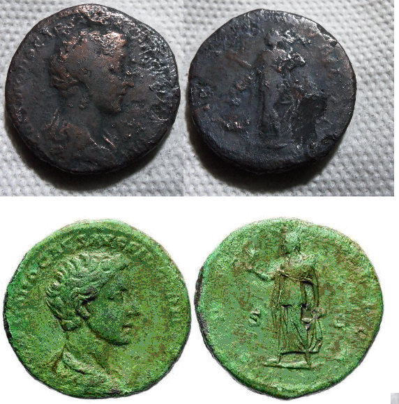 AS de Comodo como Cesar - SPES PVBLICA - S C - Roma