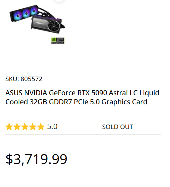 Nvidia 5XXX Series Launch Thread - Melancholy and the Infinite Shortage - Page 36 - The Spawn ...