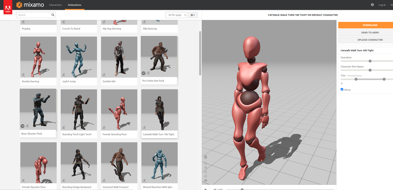[ Reallusion Animation Mixamo ] 2 457 Rlmotion For Iclone Mixamo