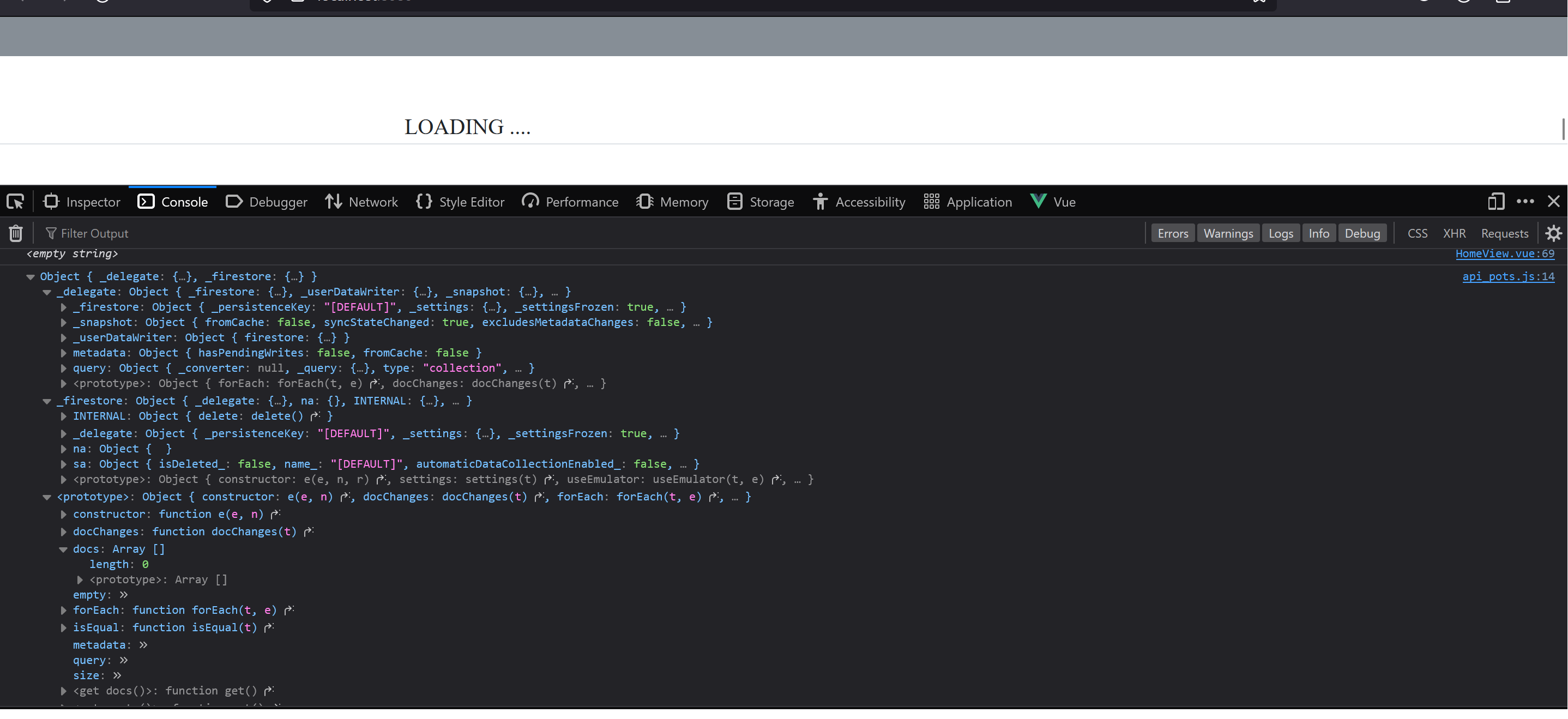 debug Menampilkan Seluruh Data Collection Firestore Dalam Vue — Postimages