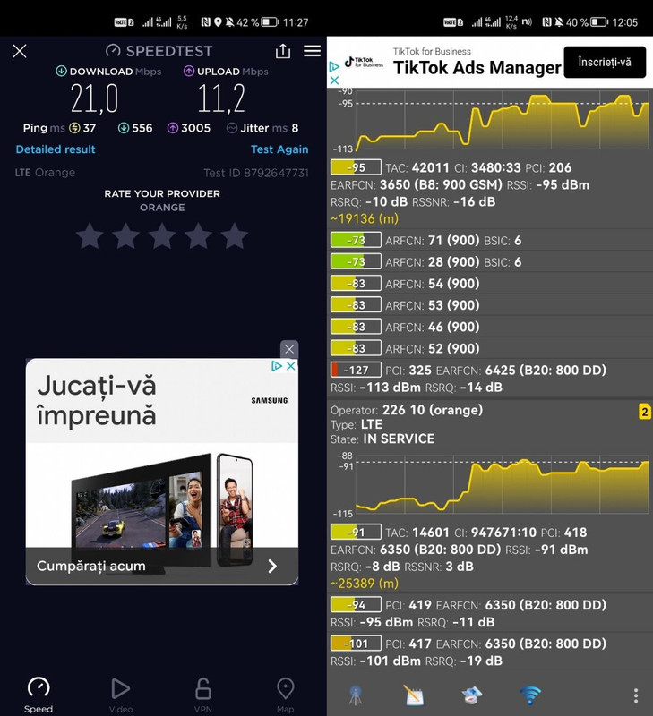 Orange 4 G B20, Coșești, județul Argeș — Postimages