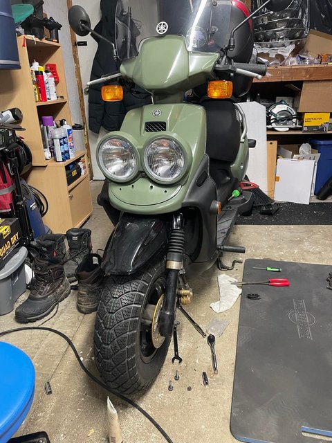 My first 2 Stroke 70cc Yamaha 2005 BWs Build | 49ccScoot.com Scooter Forums