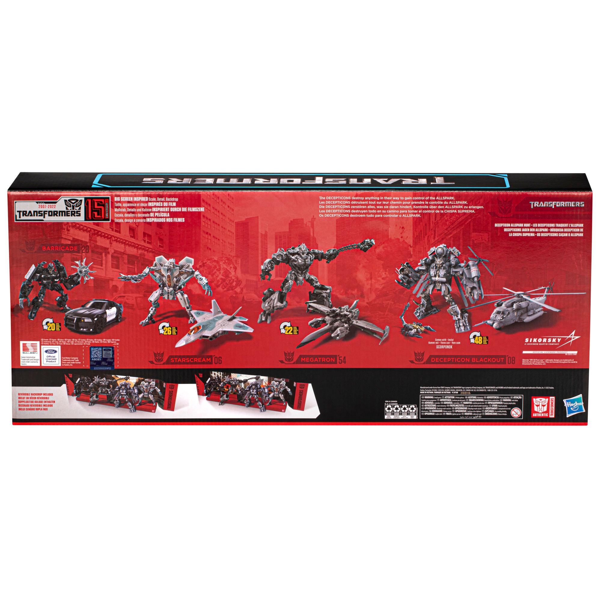 Transformers Studio Series Movie 1 15th Anniversary Decepticon ...