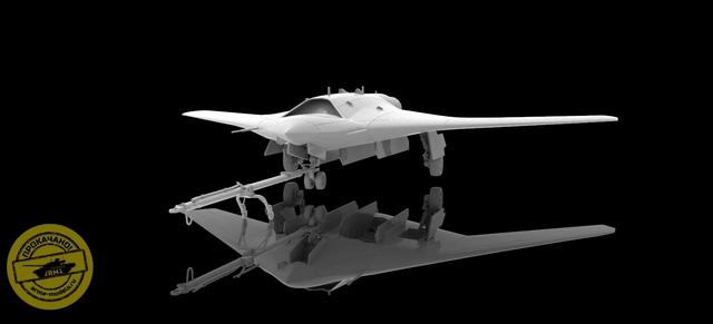 1/72 - Sukhoi S-70 "Okhotnik-B" UCAV resin kit by Arma-Models/Armata ...