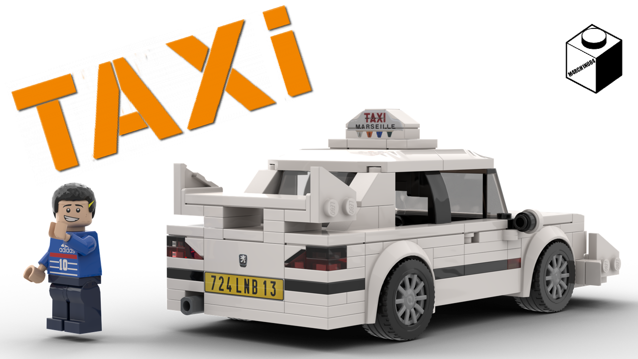 LEGO MOC Taxi by M4rchino84 | Rebrickable - Build with LEGO