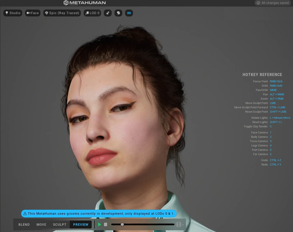 My First MetaHuman (from Early Access)! 20 Pics! - Free Daz 3D Models