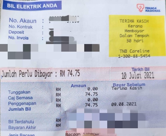 Berapa Bil Api Korang?