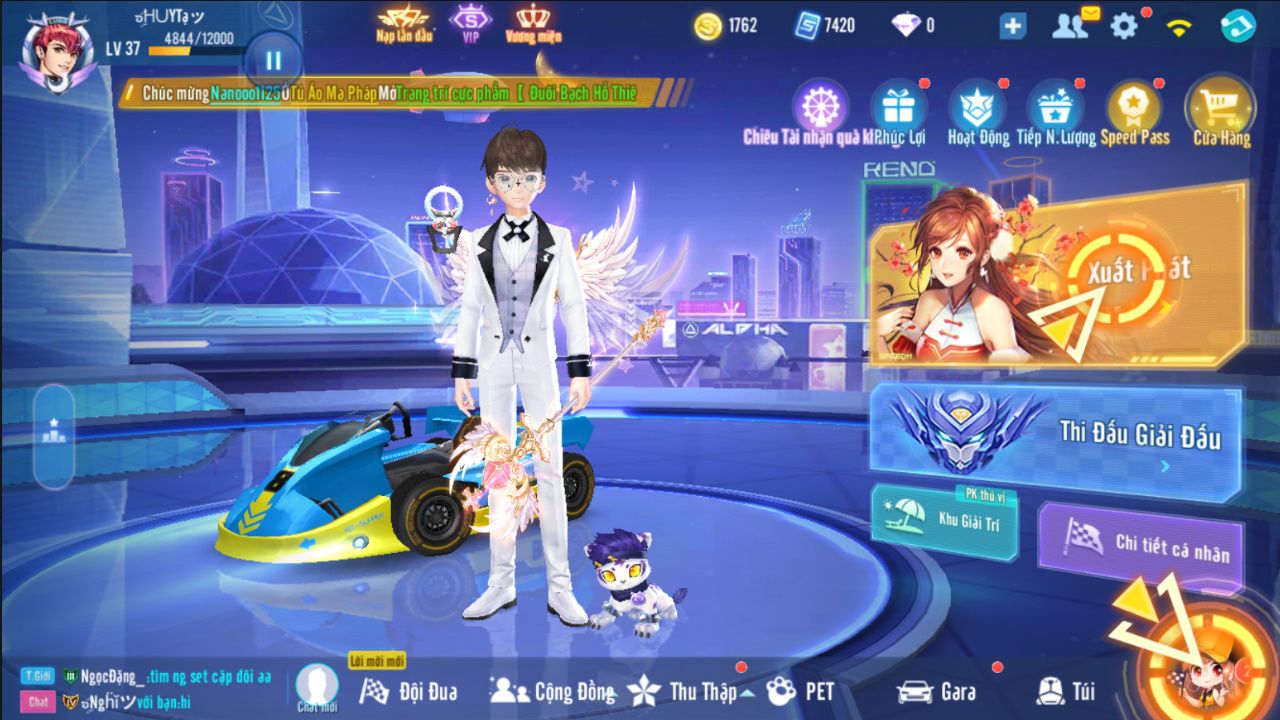 Tài khoản Zing Speed Mobile
