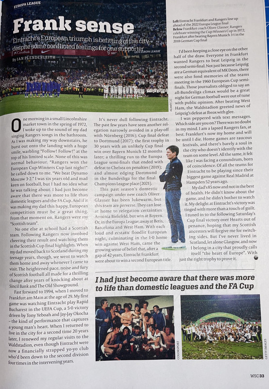 Frankfurt and Rangers Ian Plenderleith IMG 4289 — Postimages