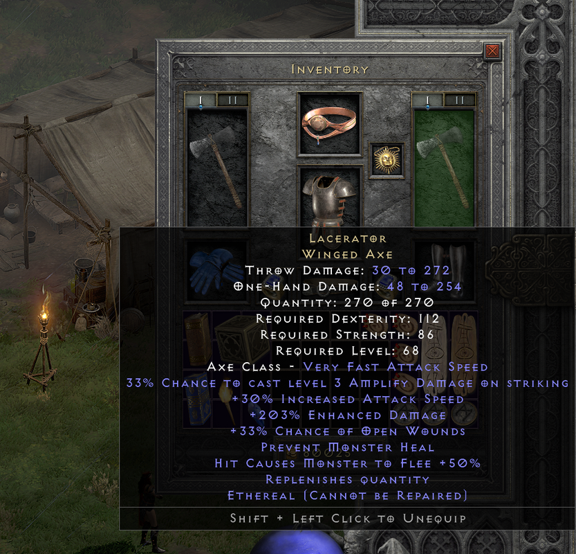 203 eth Lacerator - LADDER - Trade - Diablo 2 Resurrected Forums