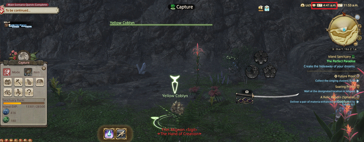 (Island Sanctuary) Rare Creature Times and Locations : r/ffxiv