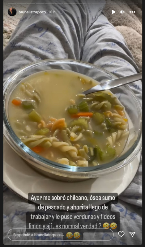 Brunella Torpoco confesó experimento culinario y preguntó si es normal ...