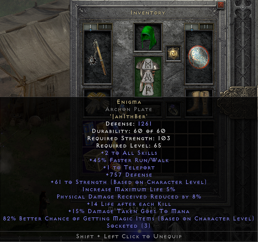 Ft Archon Plate Enigma 1261 Def - Topic - d2jsp