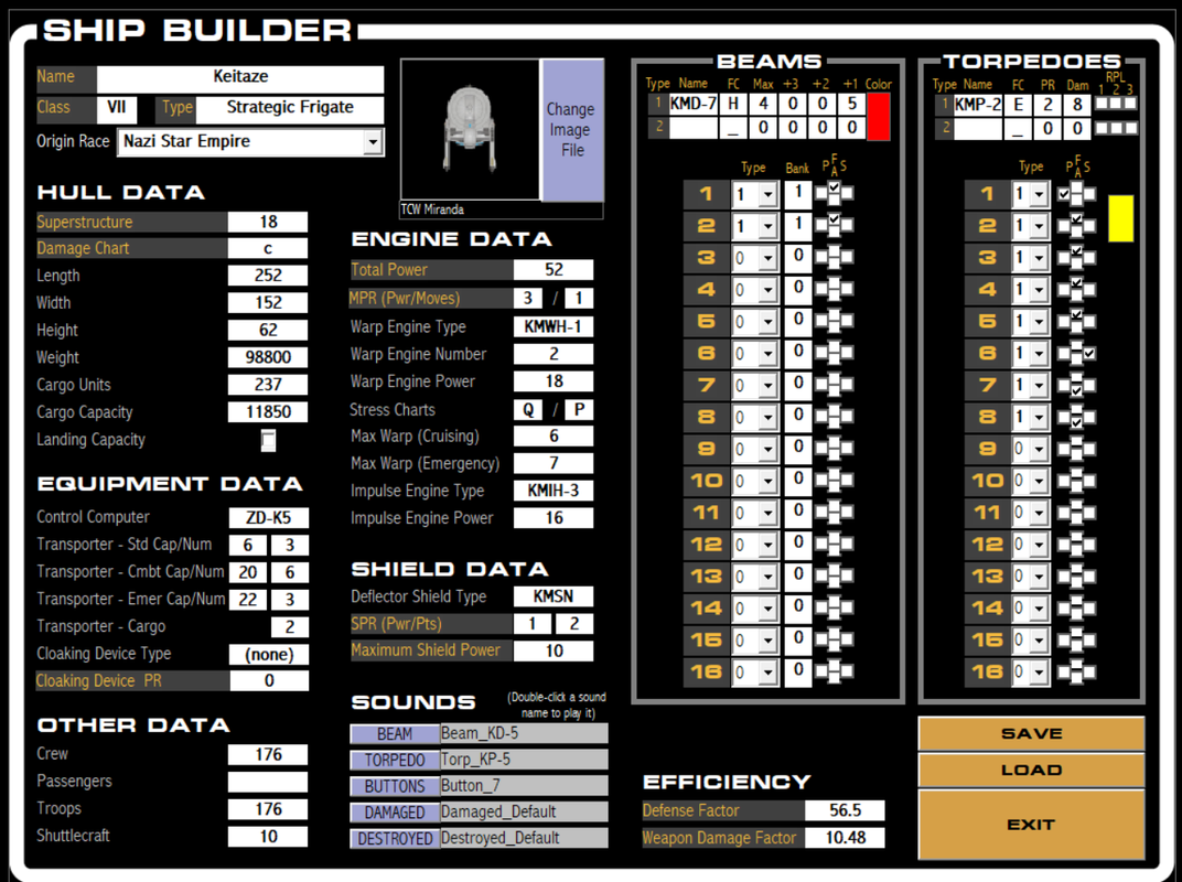 Nazi Star Empire Keitaze Class Strategic Frigate — Postimages