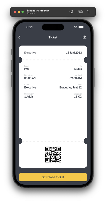 Slicing ui train ticket buying app with flutter