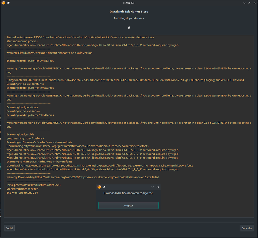 nice work epic games not install now · Issue #4497 · lutris/lutris · GitHub