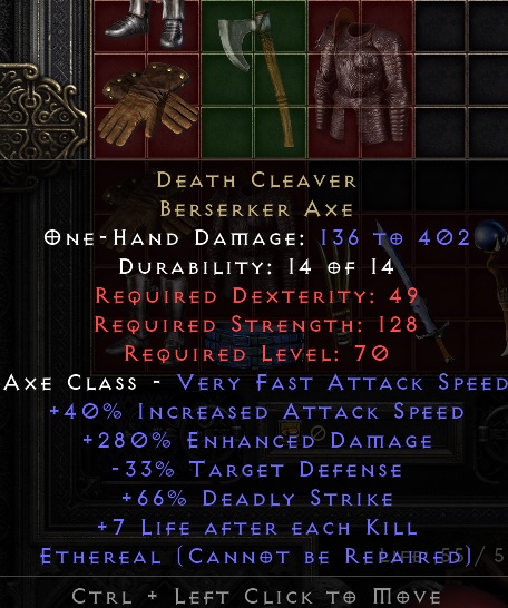 Eth Death Cleaver 40 Ias 280ed - Pic Inside - Topic - d2jsp